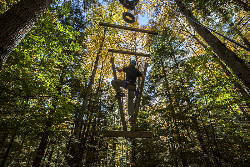 Landmark College | High Ropes Course